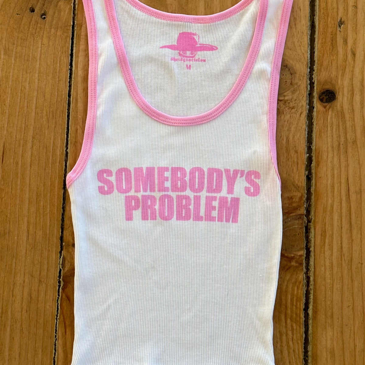 Pink "Somebody's Problem" Tank – Bold Statement Style – sheisgracielou ...